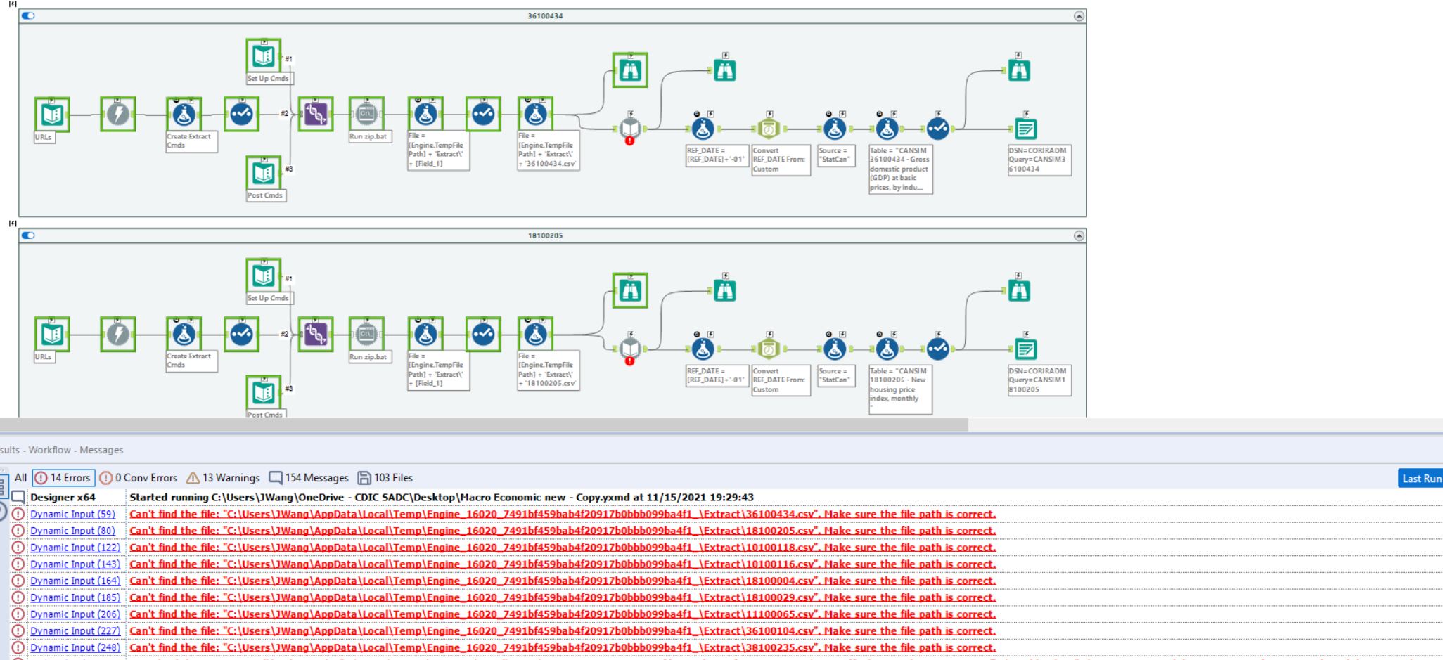 Need help on Dynamic File Input Tool - Alteryx Community