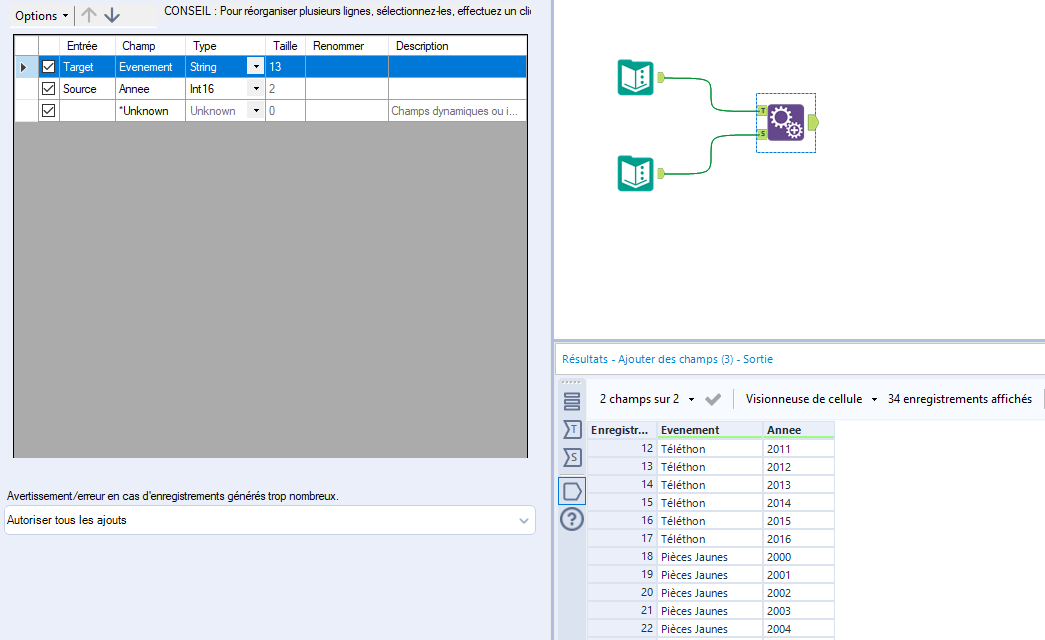 Quelle configuration de l'outil ... Questions pour... - Alteryx Community