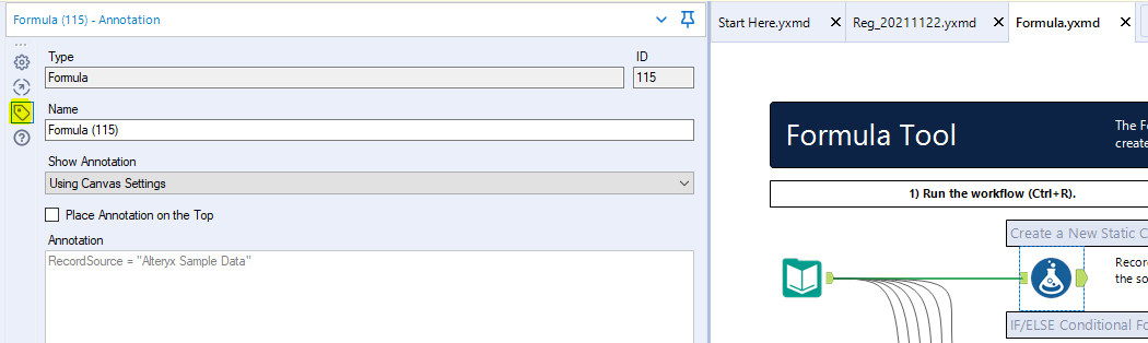 Solved How To Hide Formulas Showing Inside Workflow Alteryx Community