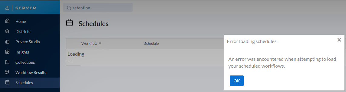 Alteryx Scheduler - error loading scheduled workfl... - Alteryx Community