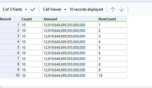 Sum not matching - Alteryx Community