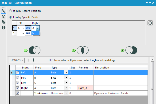 A minor usability issue with left join output - Alteryx Community