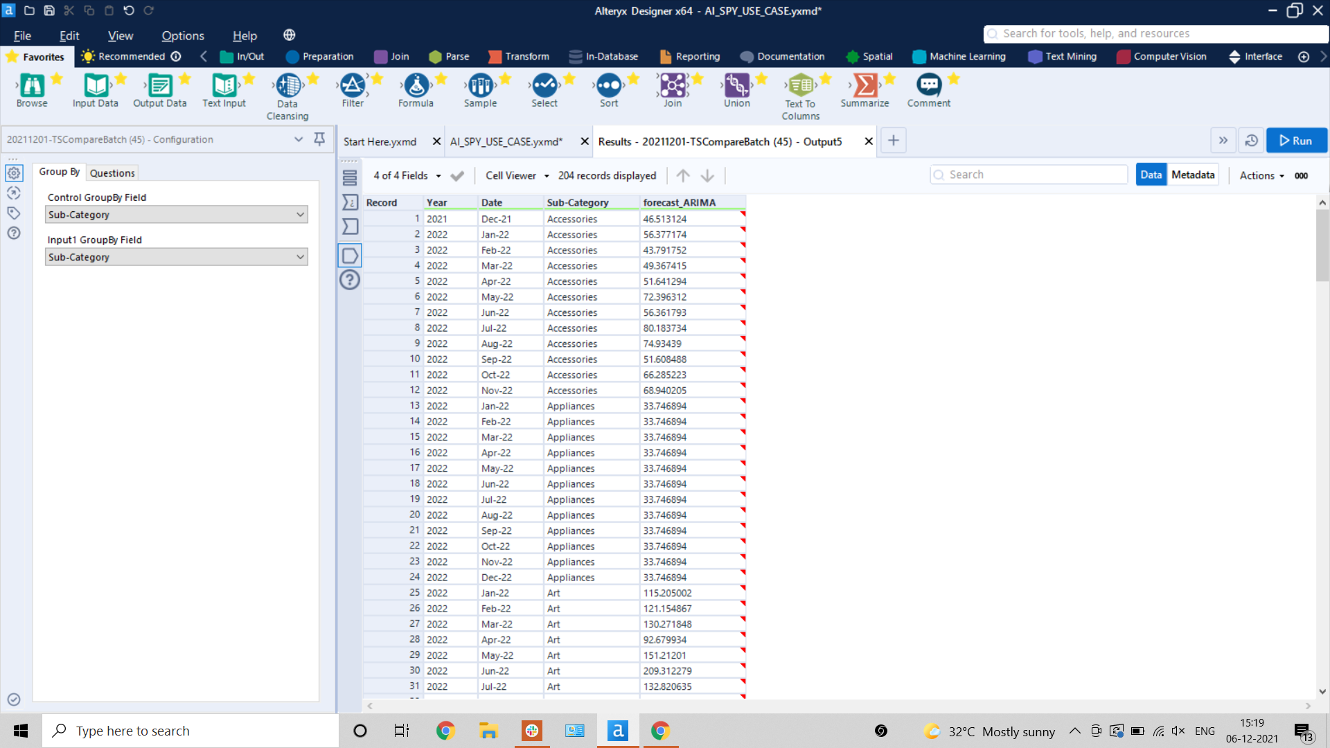 Solved: Time Series Forecasting - Alteryx Community
