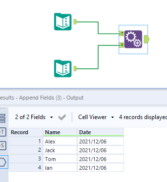 how to merge two columns with, primary key - Alteryx Community