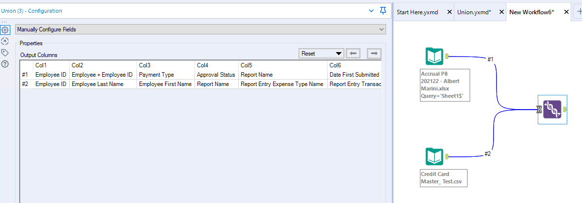 Union tool - Alteryx Community