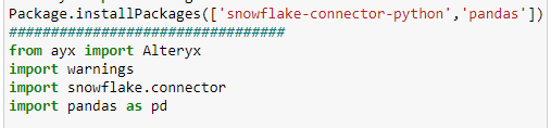 Execute Snowflake DDL & DCL Through Designer - Alteryx Community