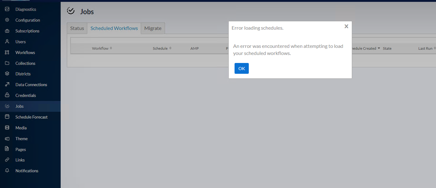 Error loading schedules on Alteryx Gallery - Alteryx Community
