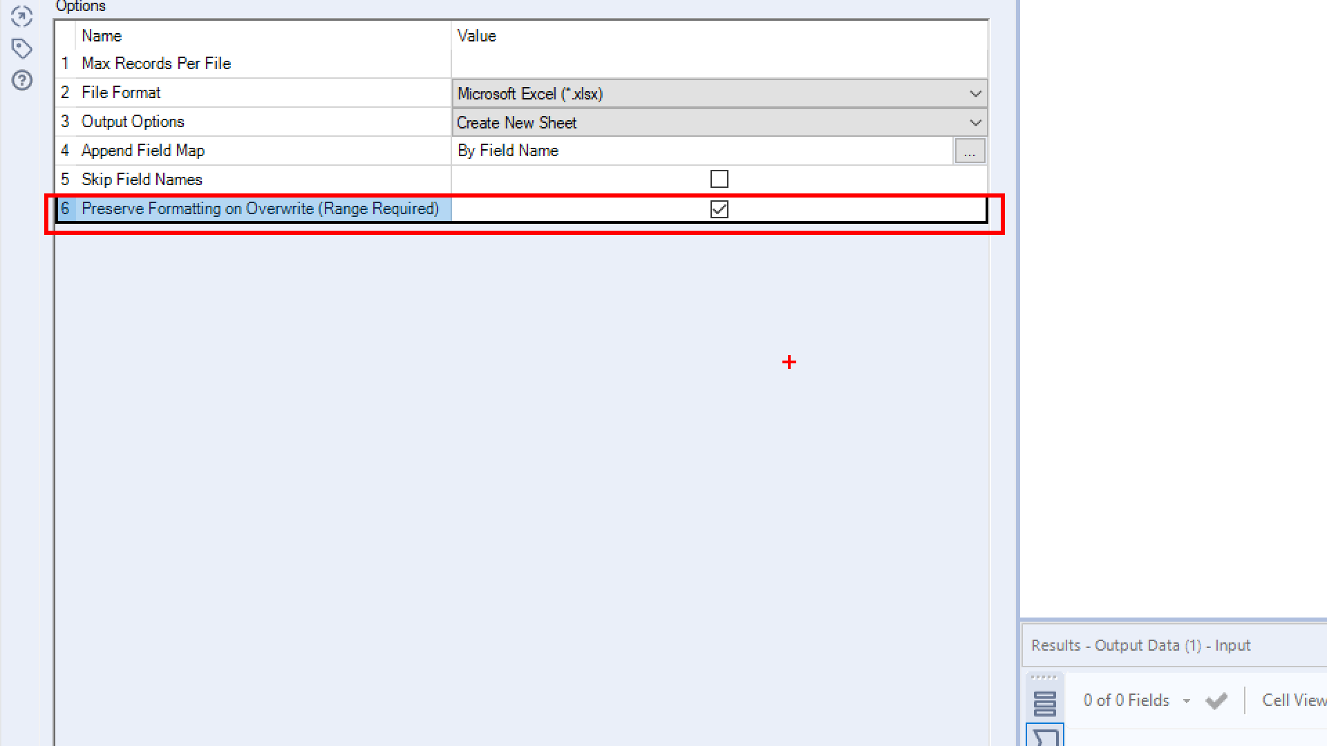 Solved: Writing to pre-formatted Excel in specific range w... - Alteryx Community