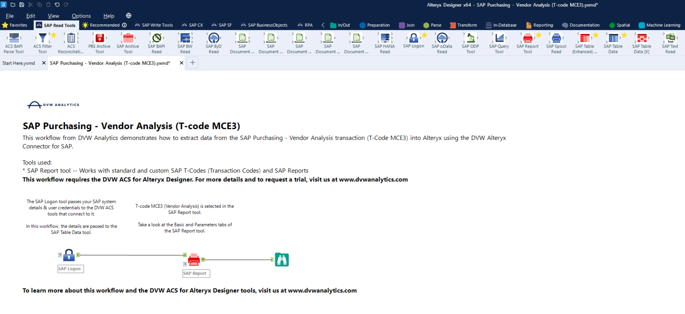 SAP Purchasing - Vendor Analysis (T-code MCE3) - Alteryx Community