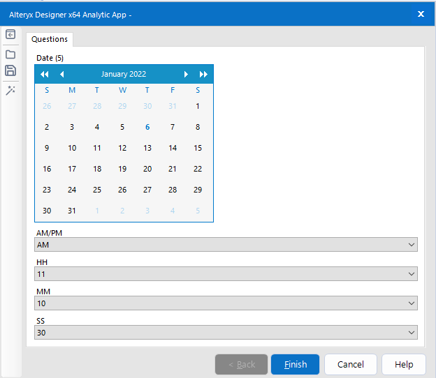 Time interface tool - Alteryx Community