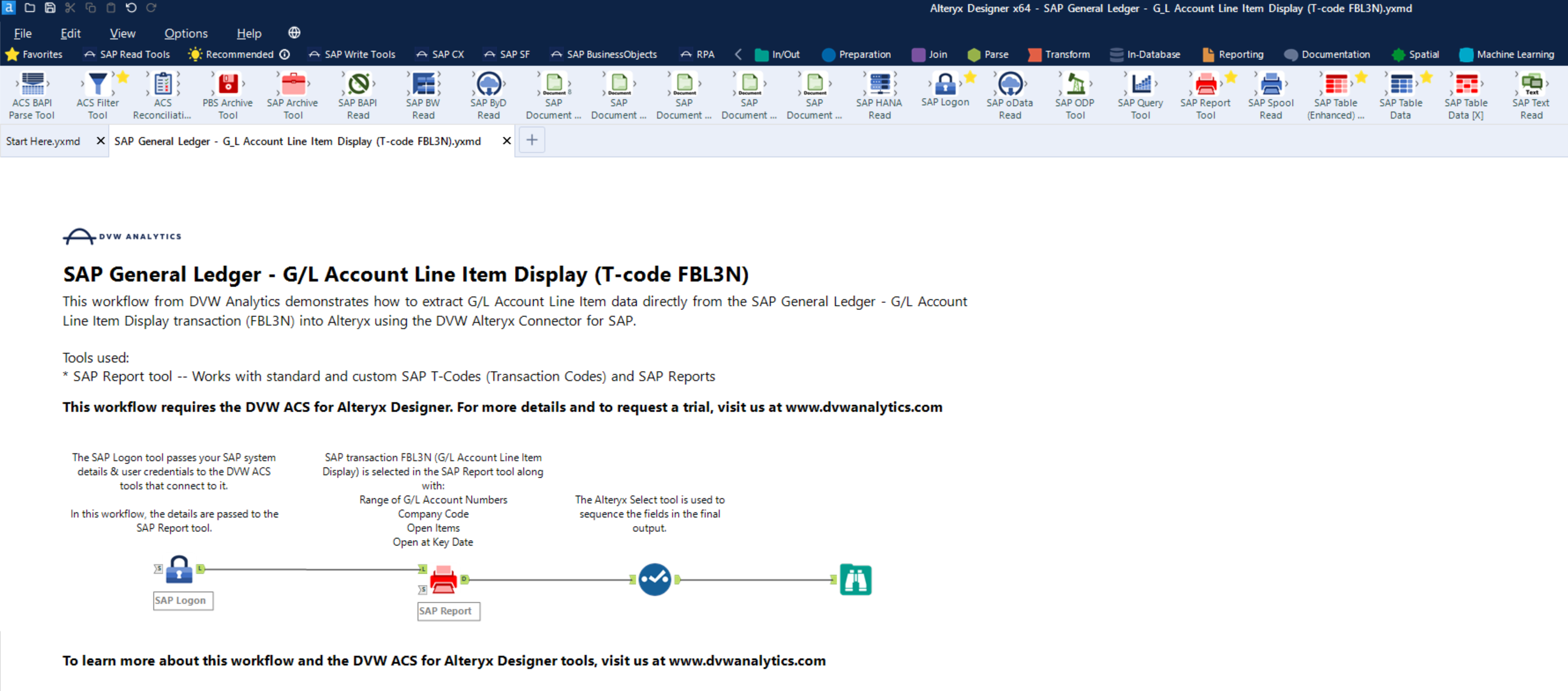 SAP General Ledger - G/L Account Line Item Display... - Alteryx Community