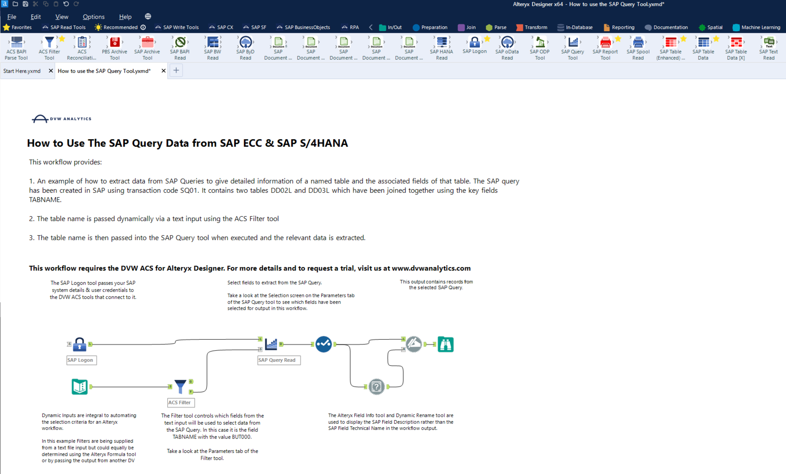 SAP Query - Extract Data from SAP ECC & SAP S/4HAN... - Alteryx Community