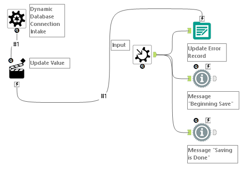 Output Node idles when DB connection string set by... - Alteryx Community