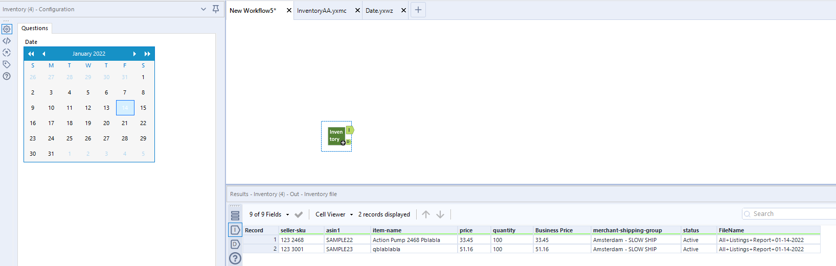 Using Date Tool on a simple workflow - Alteryx Community