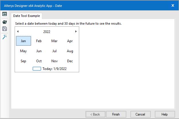 Date Interface Tool Year Selection - Alteryx Community