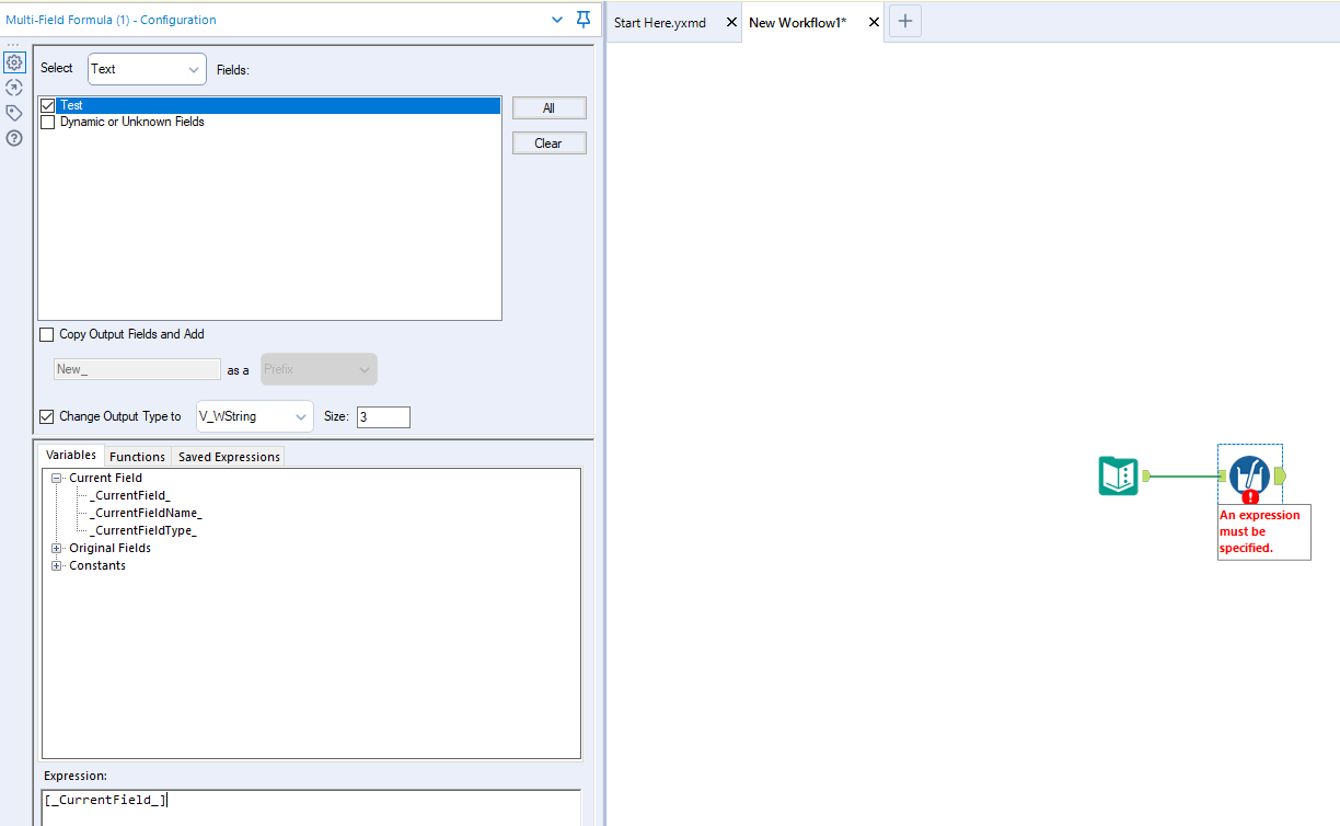 Solved: Field changing from VW_string to V_string on outpu... - Alteryx Community