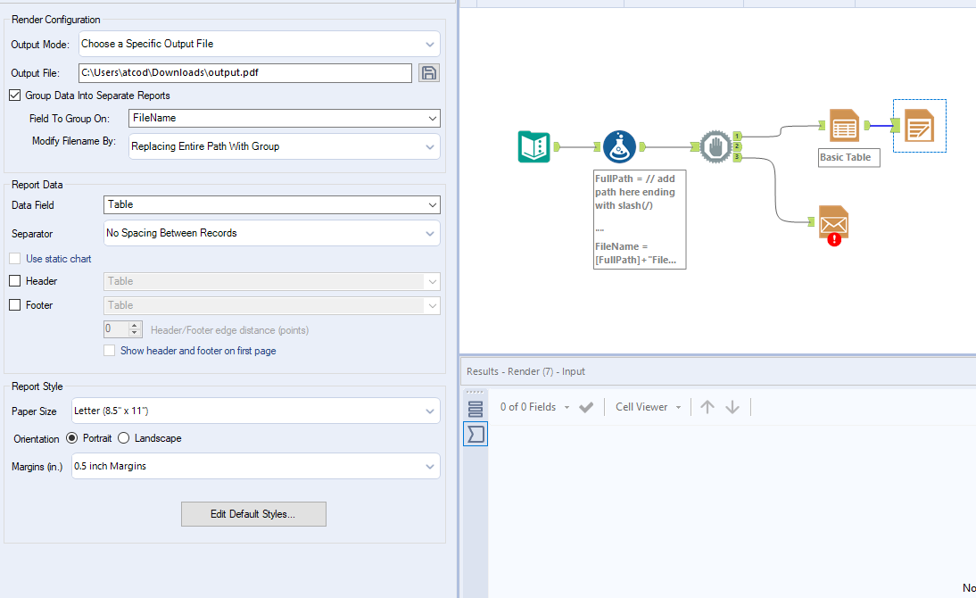 How to send multiple PDFs in separate emails based... - Alteryx Community