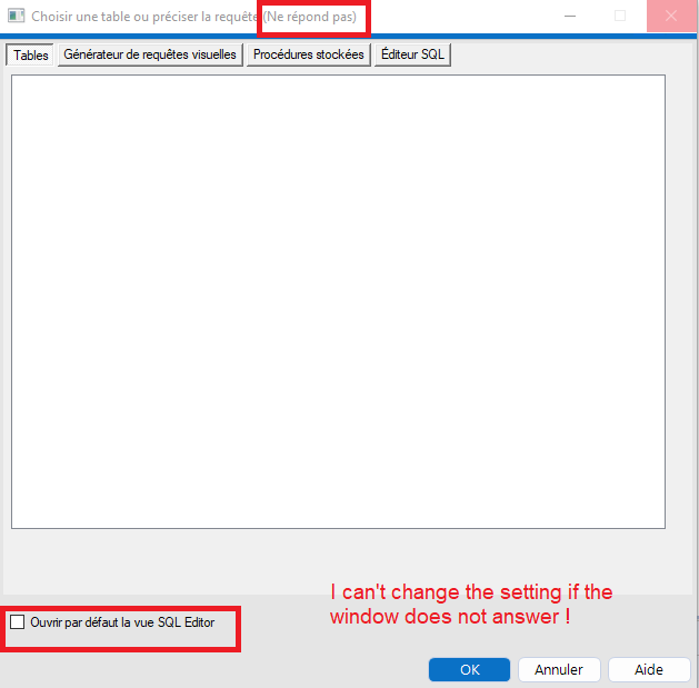 Default interface for database (Visual Query Build... - Alteryx Community