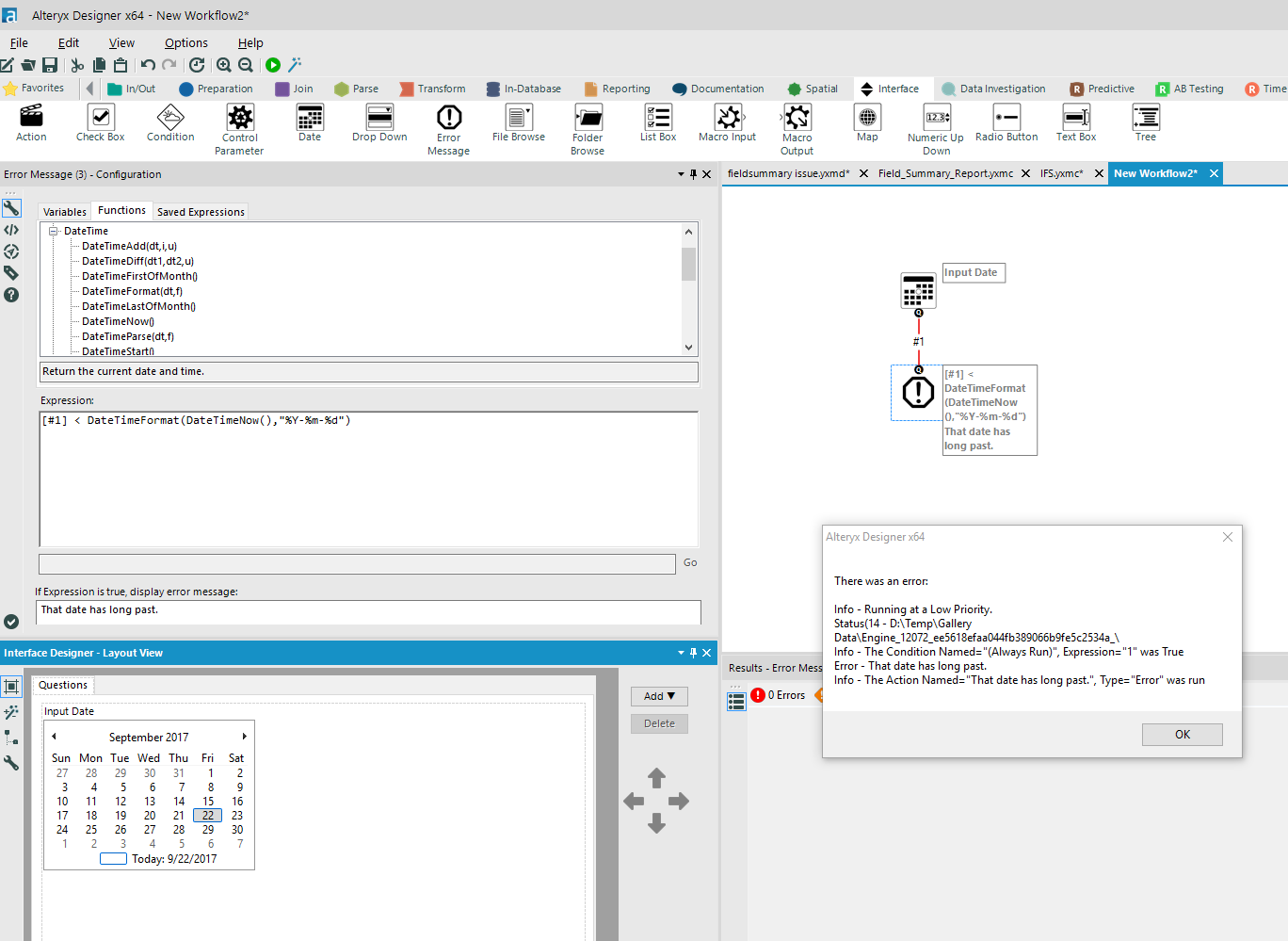 Solved: How to create a date range interface that limits t... - Alteryx ...