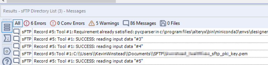 Issue running python tool leveraging pysftp packag... - Alteryx Community