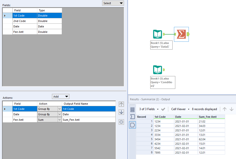 Solved SUMIFS Based On A Few Conditions Alteryx Community