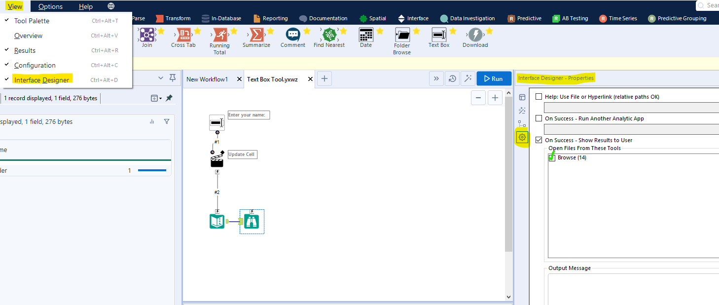 Text Box Tool - Alteryx Community