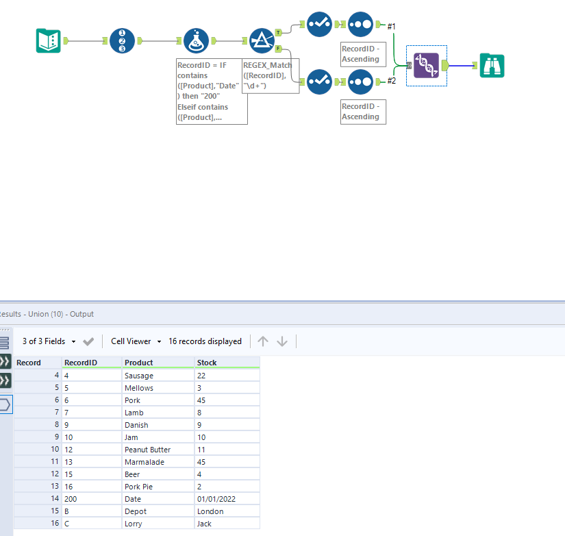 Solved: RecordID problems - Alteryx Community
