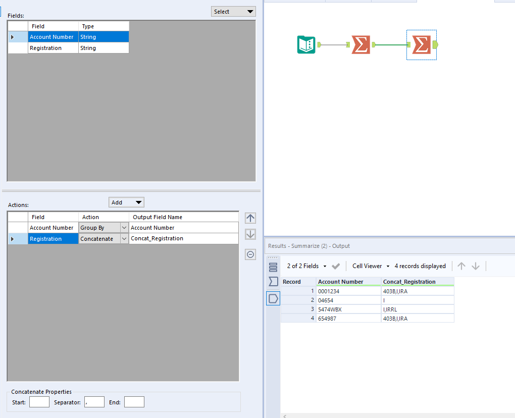 Solved: Multiple values in rows need into 1 row multiple c... - Alteryx Community