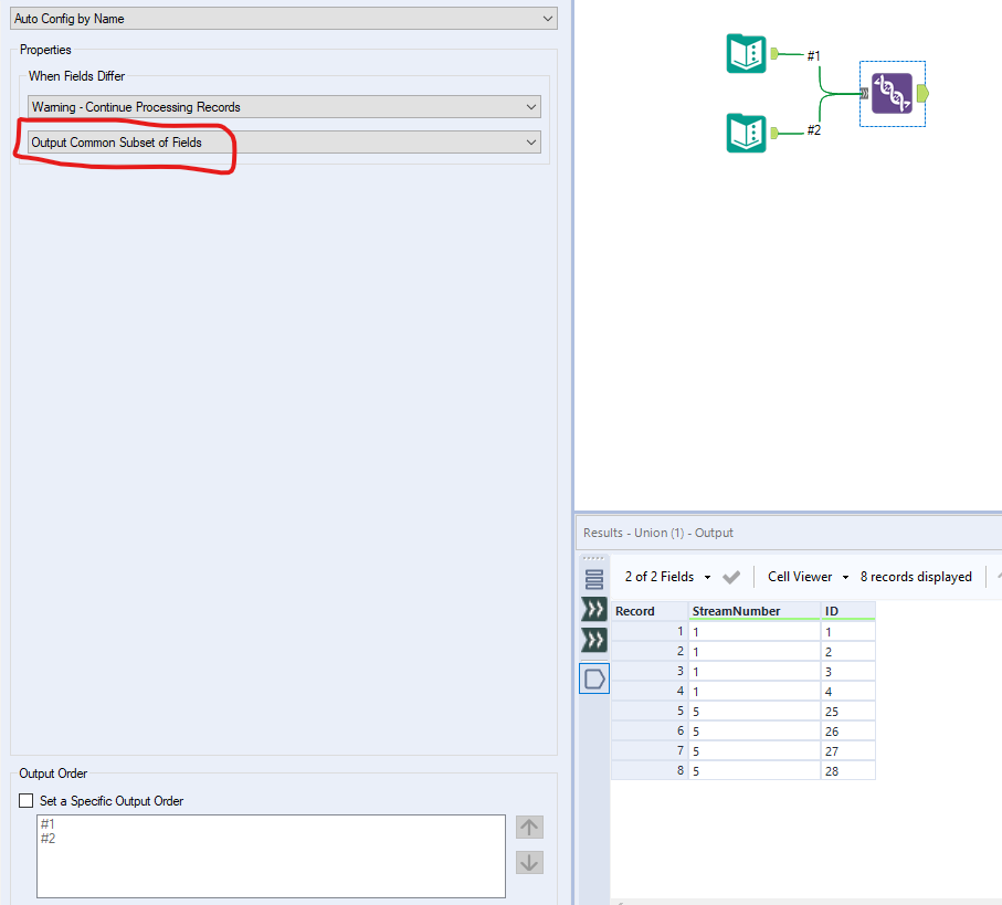 Solved: UNION TOOL .my union is always doing union all . - Alteryx ...