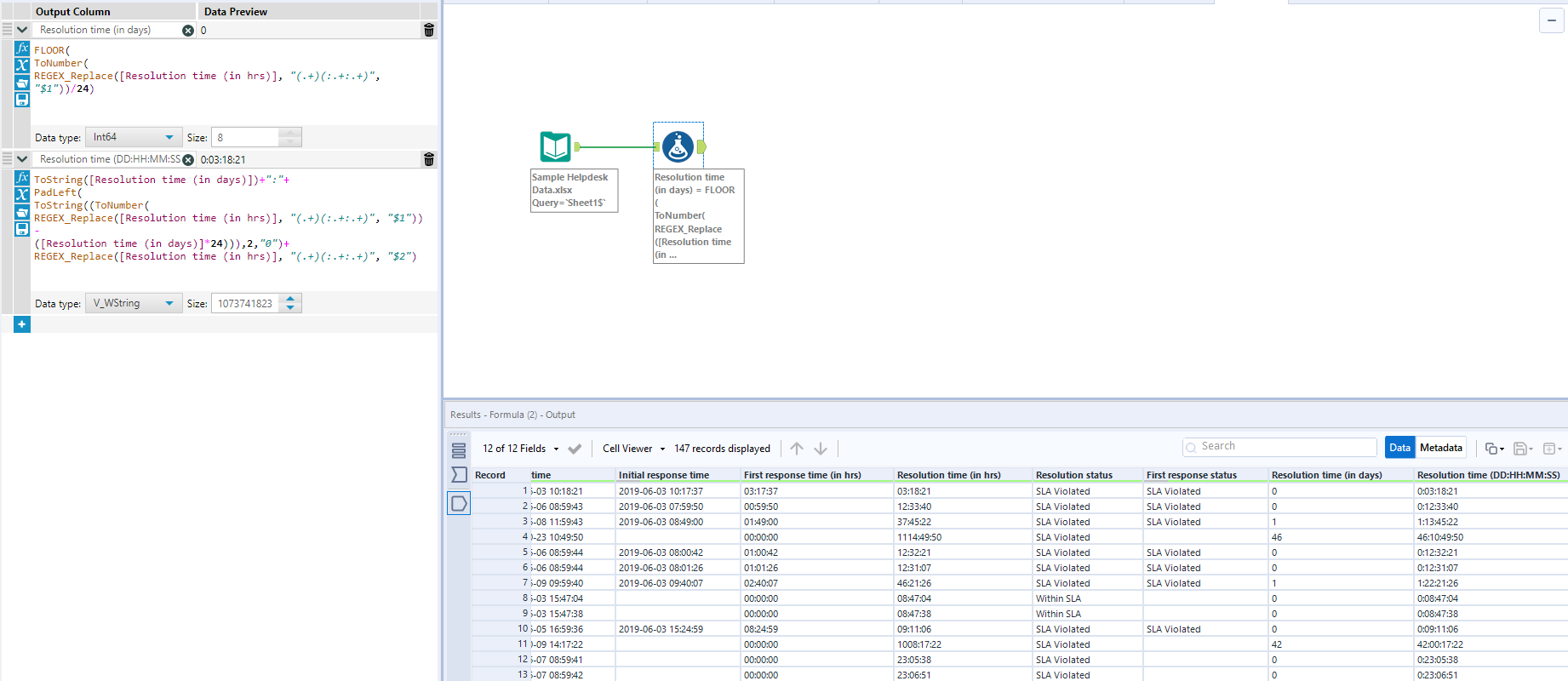 Solved: Format Duration in DD:HH:MM:SS - Alteryx Community