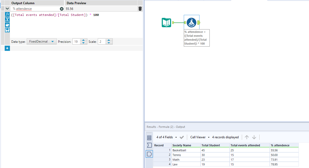 Solved: Calculating percentage in alteryx - Alteryx Community