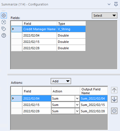 Dynamic Selection in Summary Tool?? - Alteryx Community