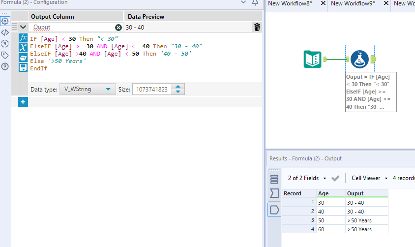 Solved: Conditional statement (error "Invalid type in oper... - Alteryx ...