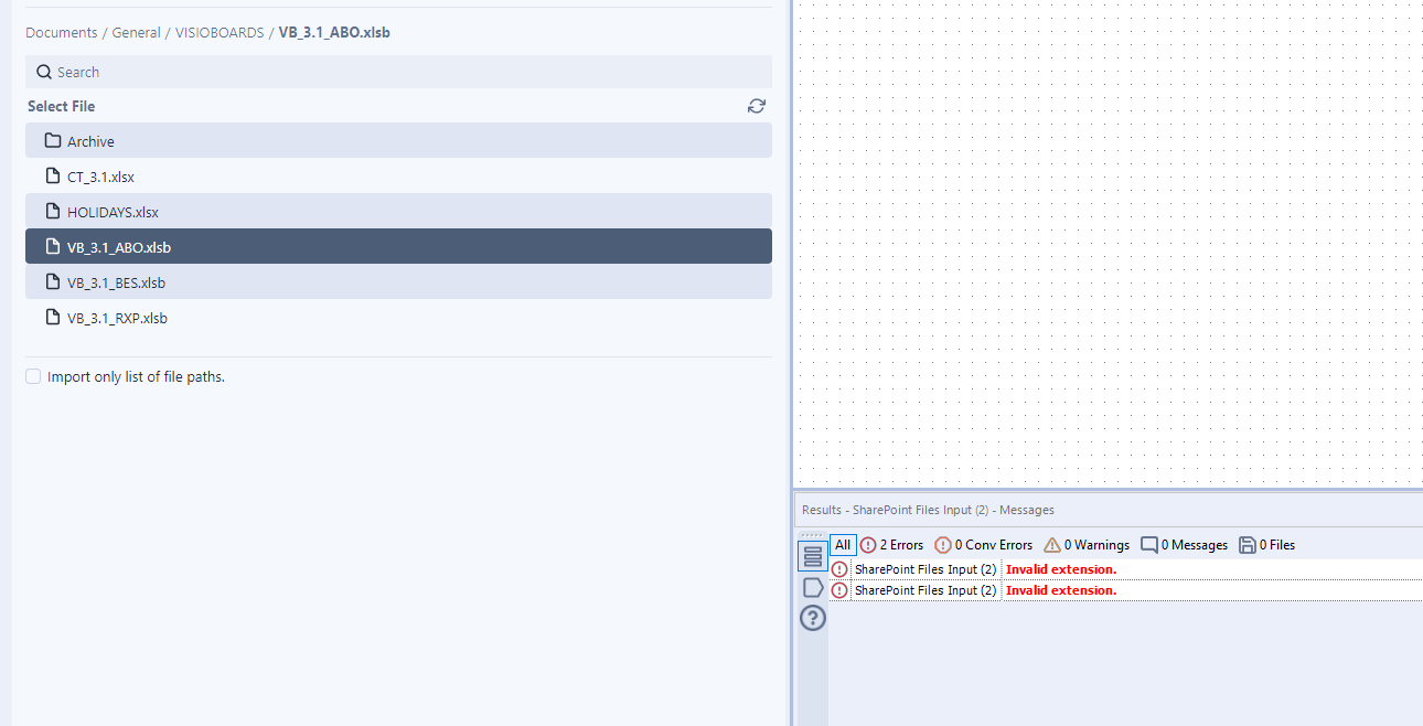 Any way to use SharePoint Files Input Tool with .x... - Alteryx Community