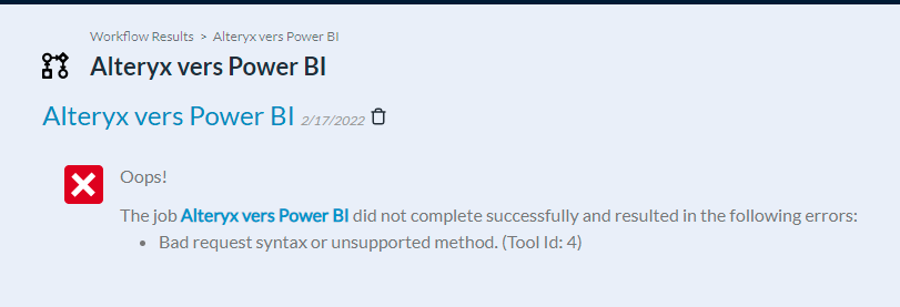 Power BI Output - Alteryx Community