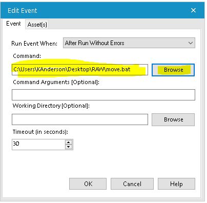 Solved: Moving Processed Input Files within a Workflow - Alteryx Community