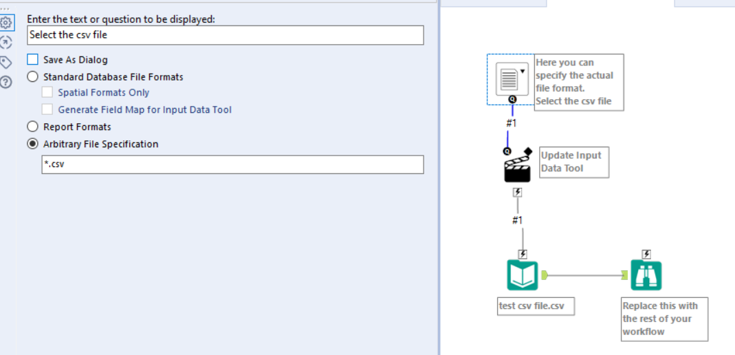 multiple file specifications for input tool - Alteryx Community