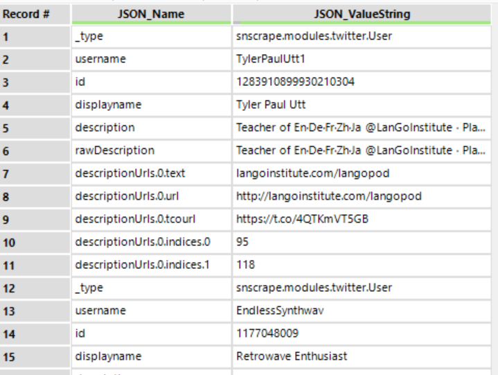Splitting JSON string in Excel into several column... - Alteryx Community