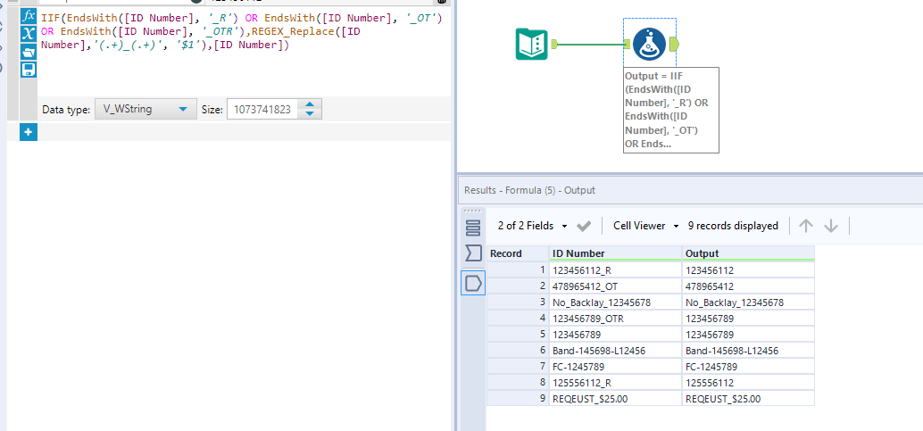 Solved: Remove a Specific Character at the End - Alteryx Community