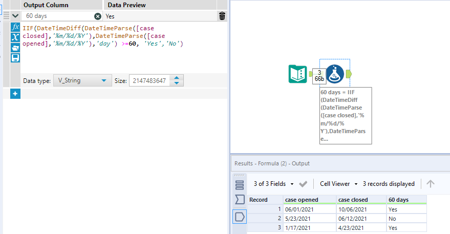 Solved: Create a new column based off a date formula - Alteryx Community