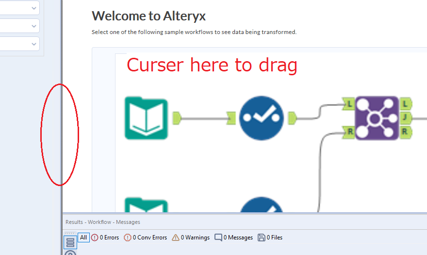 The design screen looks a bit weird - Alteryx Community