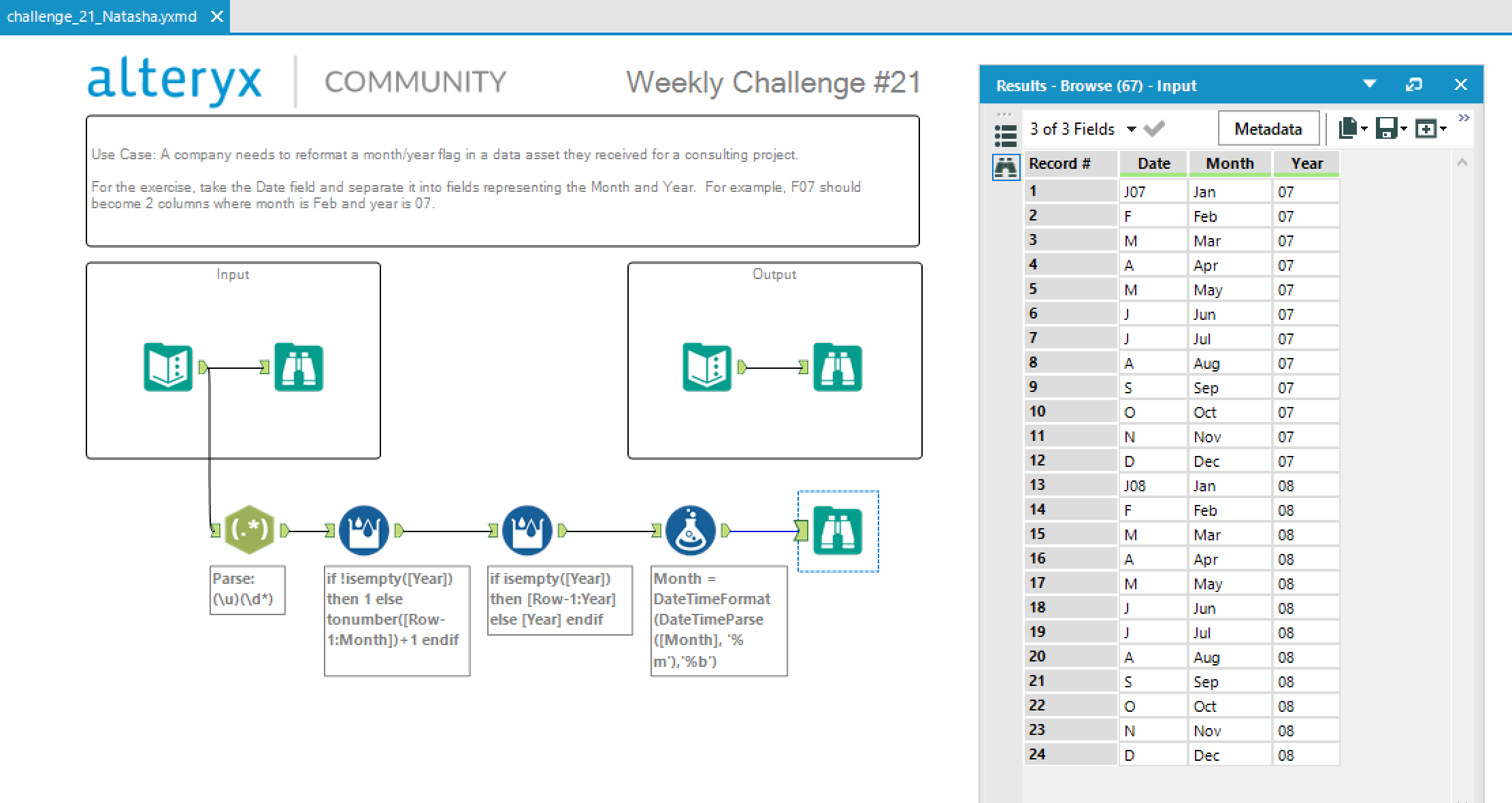 Challenge #21: Date Reformatting - Alteryx Community