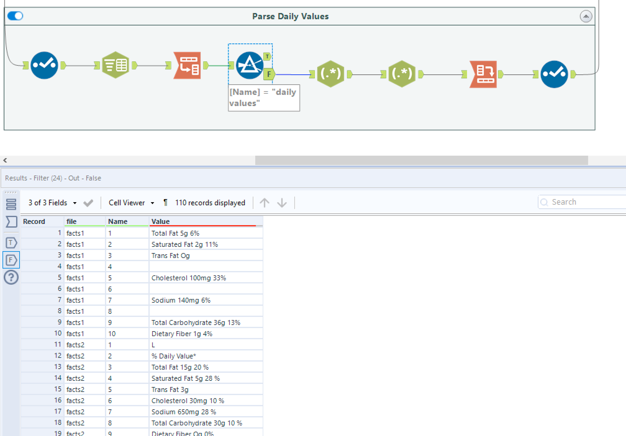 Using Computer Vision to Extract Data From Nutriti... - Alteryx Community