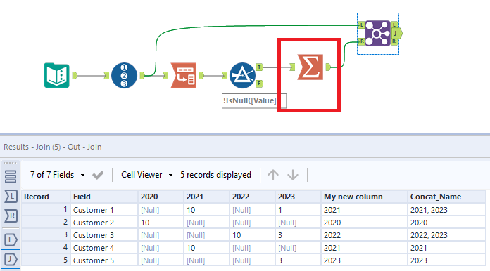 Solved: How do I get the column header for the first cell ... - Alteryx ...