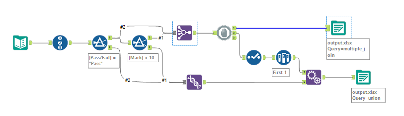 Solved Output Data In 2 Different Sheets Alteryx Community