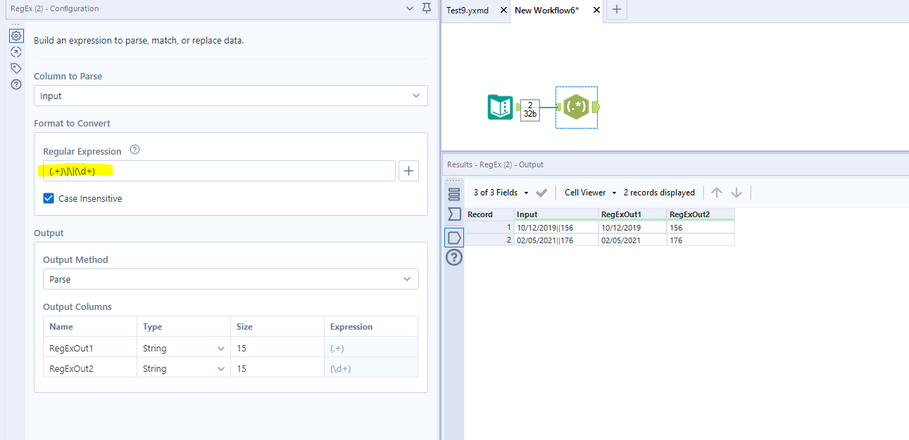 Solved: How to parse in RegEx on a doulbe pipe - Alteryx Community