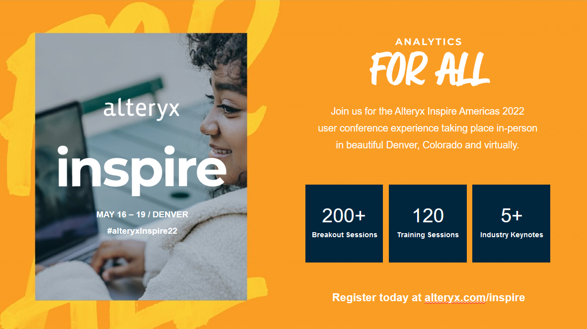 My Top 10 Inspire Sessions to Attend - Alteryx Community