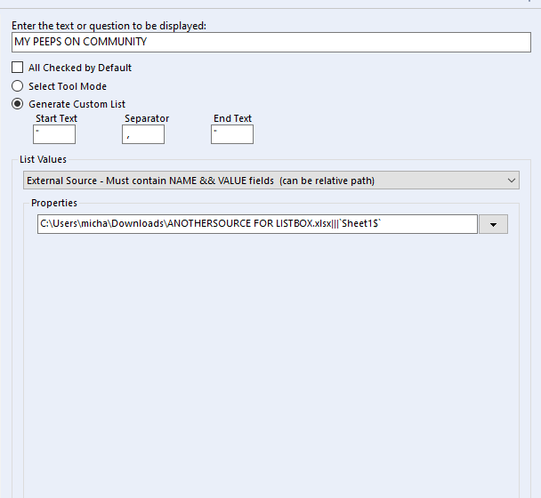 Solved: Updating a filter using a connected List Box - Alteryx Community