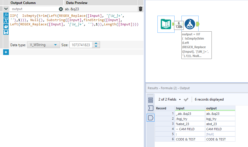 How To Remove The Lead Special Characters Alteryx Community 