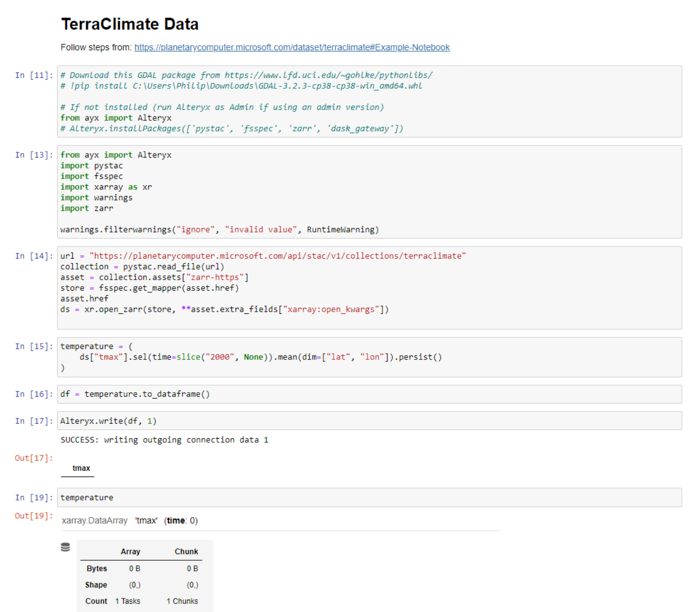 Using Python tool to do API - Alteryx Community